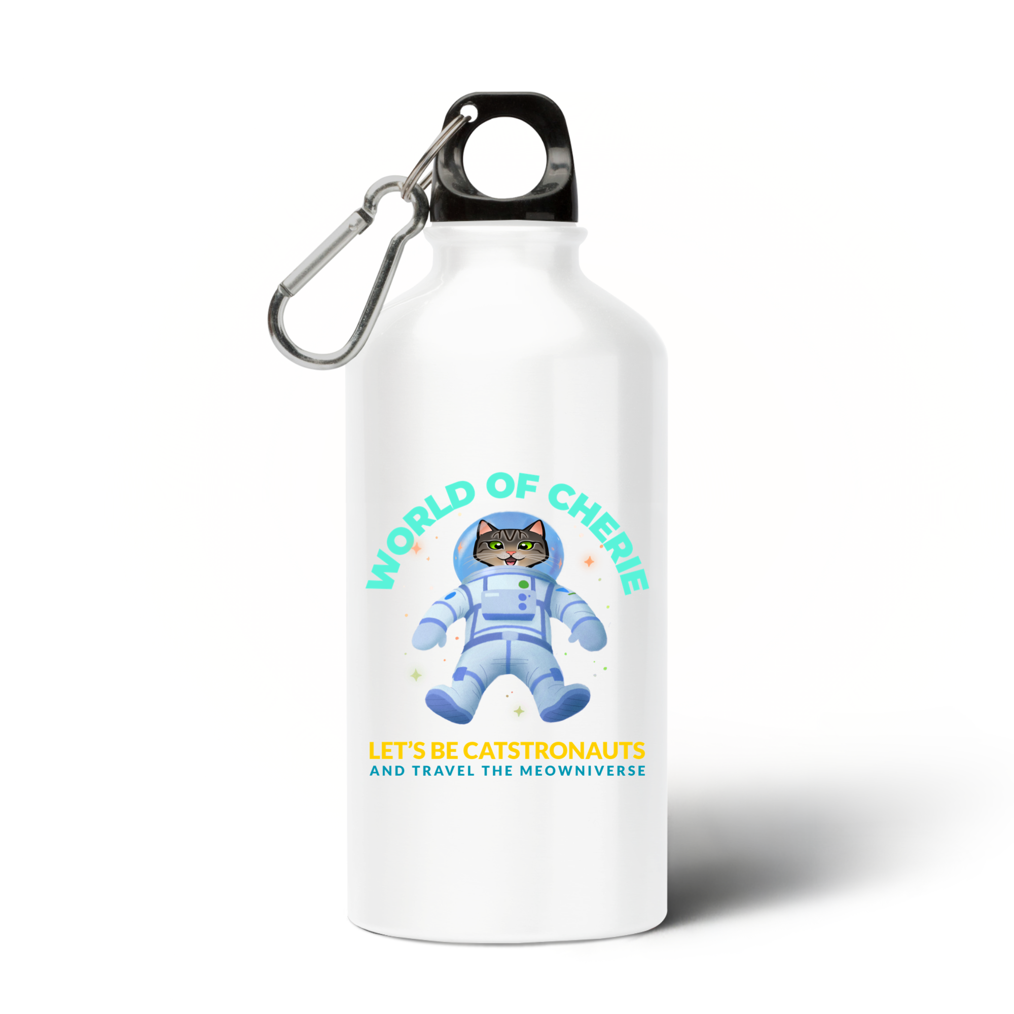 Water Bottle - "Let's Be Castronauts" 2 – World of Cherie