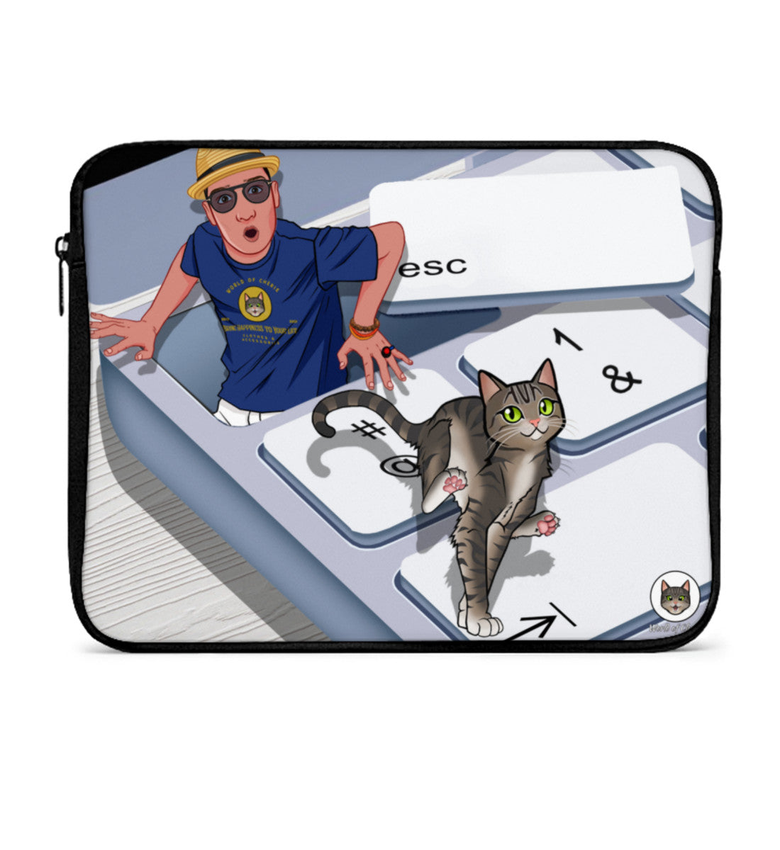 "Escape" | Laptop Case 15" - worldofcherie.com – World of Cherie